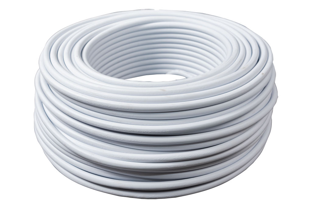 6mm Surface Cable 2 Core White - Green Leaf Importers