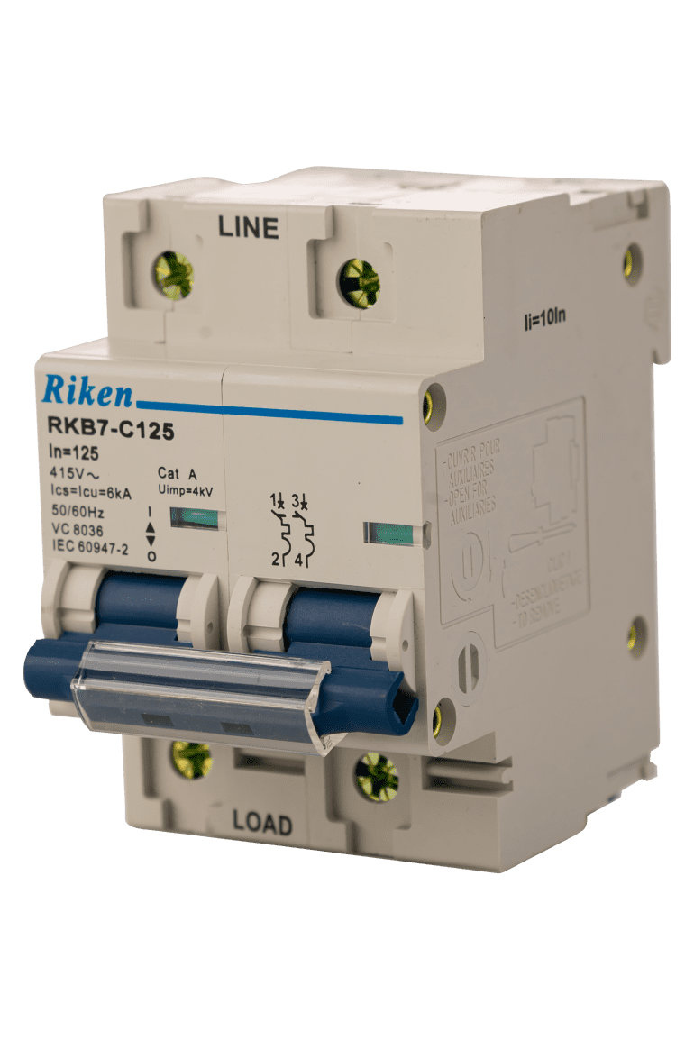 125A 2 Pole Din Rail AC Breaker - Green Leaf Importers
